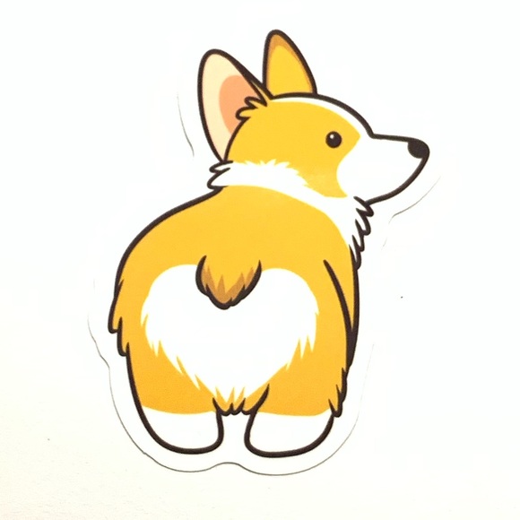 Design | 110 Corgi Vinyl Sticker | Poshmark